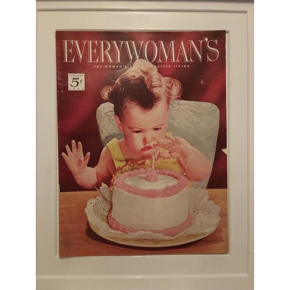 Other | Everywomans Magazine January 1952 Cover Photo By L Willinger ...